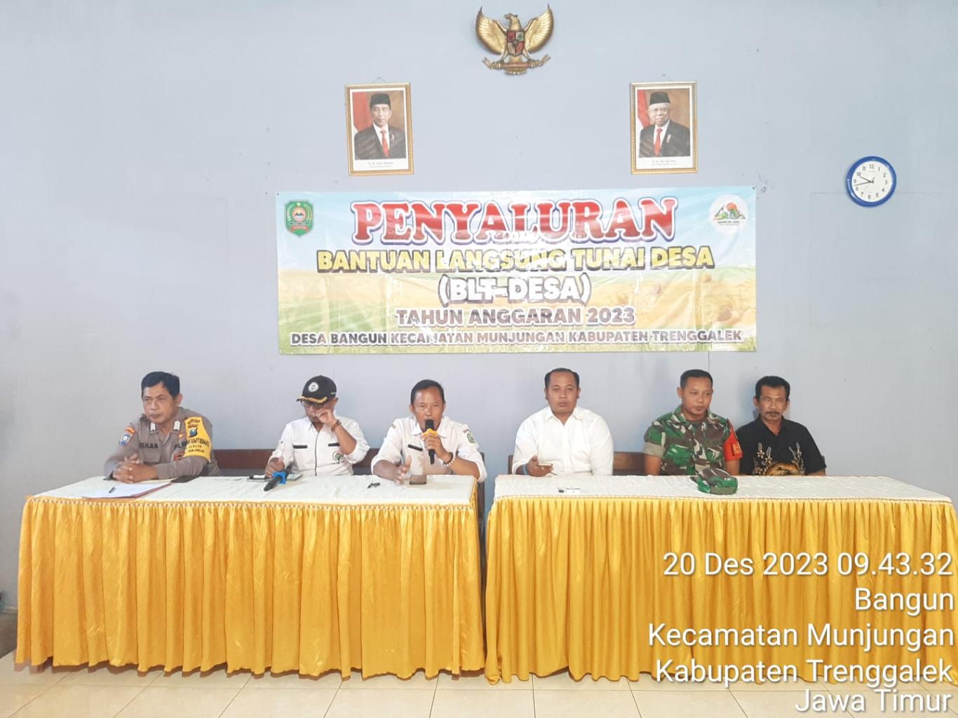 PENYALURAN BLT DD TAHAP 12 TAHUN 2023 DESA BANGUN - Website Desa BANGUN